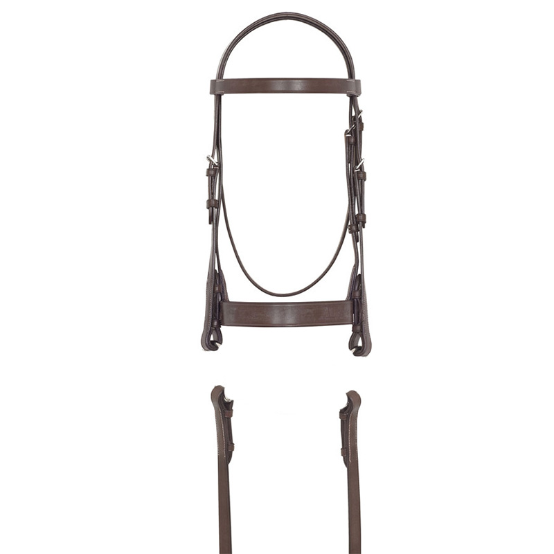 Bobby's English Tack Flat Hunt Bridle with Laced Reins | The Cheshire Horse