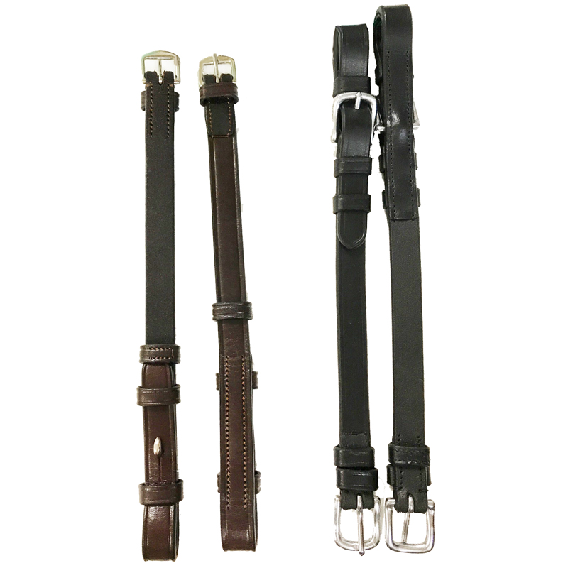 Bobby's English Tack Leather Cheek Pieces | The Cheshire Horse