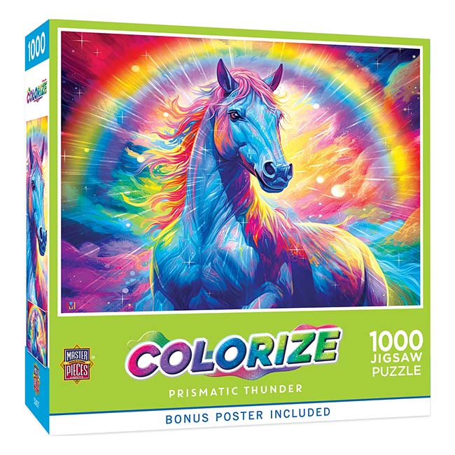 MasterPieces 1000-Piece Colorize Puzzle - Prismatic Thunder | The ...
