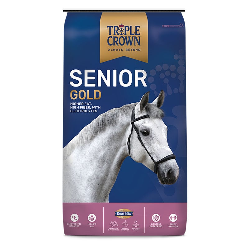 Triple Crown Senior Gold Horse Feed - 50 lb | The Cheshire Horse