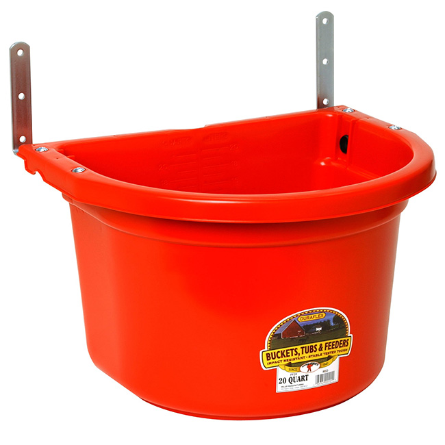 DuraFlex 5 Gallon Fence Feeder Red | The Cheshire Horse