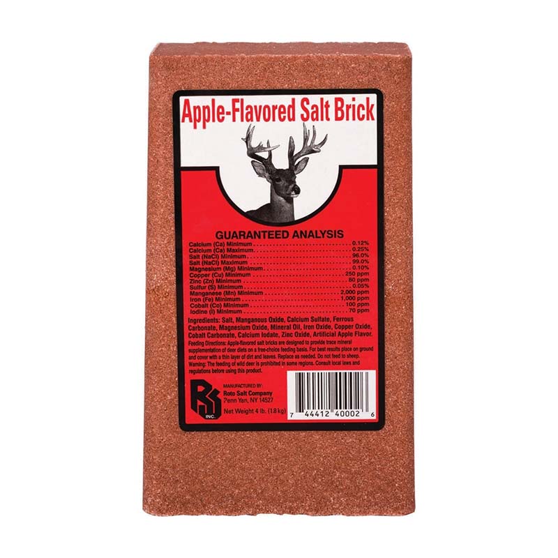 Roto Salt Apple Salt Block - 4 lb | The Cheshire Horse