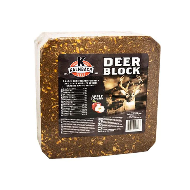 Kalmbach Feeds Deer Block - Apple-Flavored - 20 lb | The Cheshire Horse