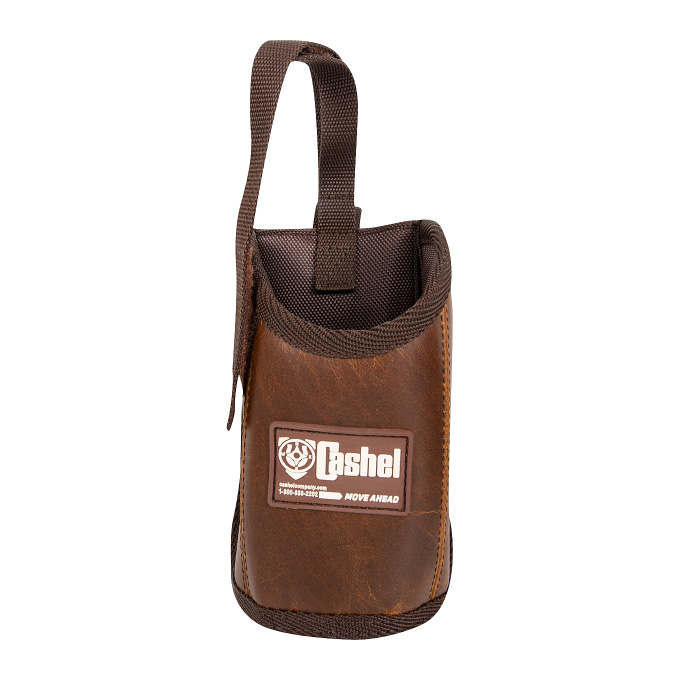 Cashel Distressed Leather Bottle Holder with Pommel Strap | The ...