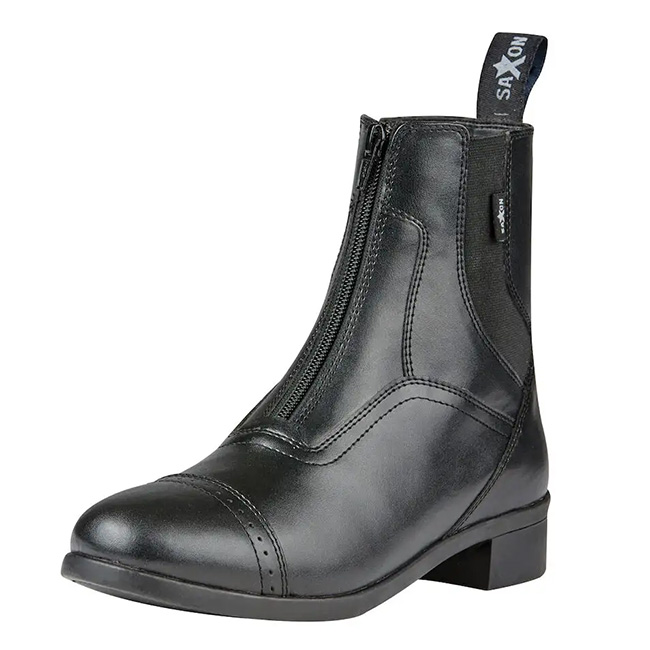 Saxon Women's Syntovia Zip Paddock Boot - Black | The Cheshire Horse