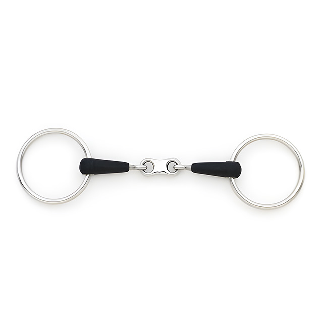 Centaur EcoPure Rubber Loose Ring French Link Bit | The Cheshire Horse