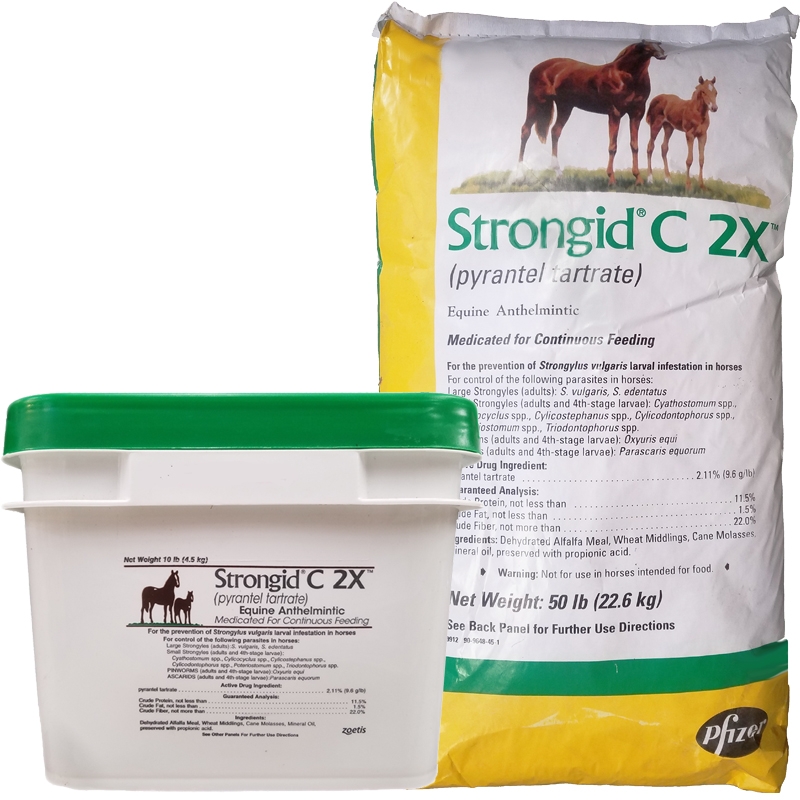 Zoetis Strongid C 2X Pellet Dewormer | The Cheshire Horse