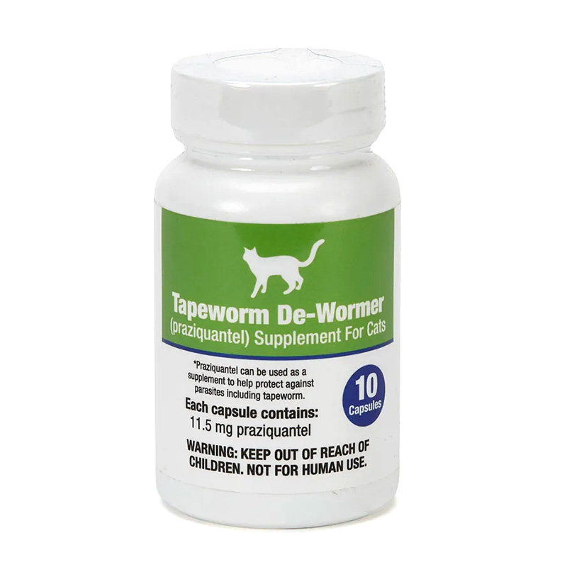 RXJ Tapeworm Dewormer for Cats - 10 Capsules | The Cheshire Horse