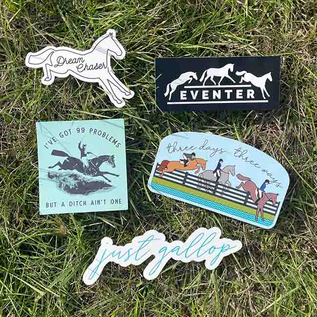 Dapplebay Sticker Pack - Eventing | The Cheshire Horse