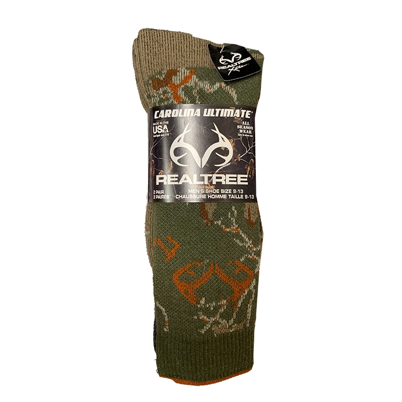 Wrangler Men's Realtree Camo Wool Blend Socks | The Cheshire Horse