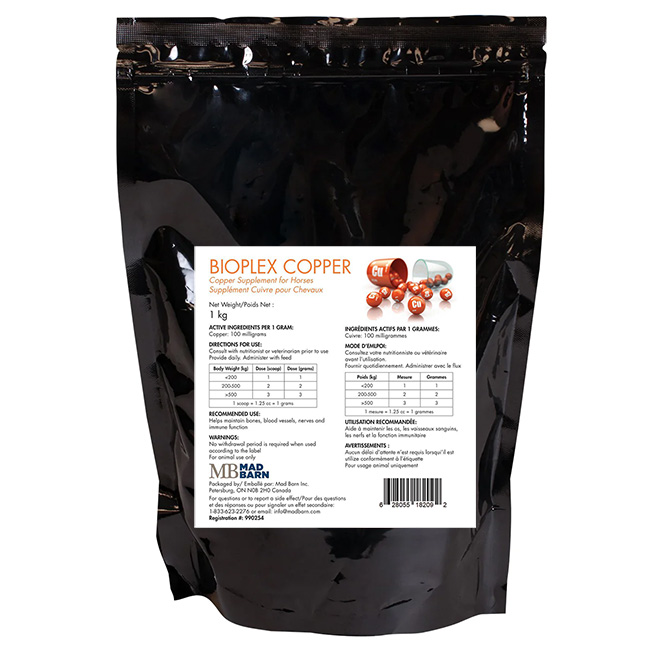 Mad Barn Bioplex Copper - Mineral Supplement | The Cheshire Horse
