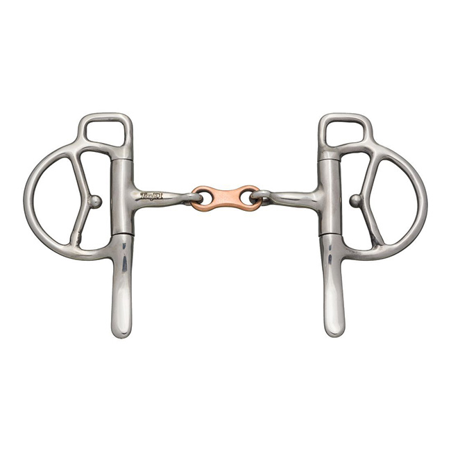 Tough1 Half Cheek Mini Driving Bit with French Link Copper Mouth | The ...