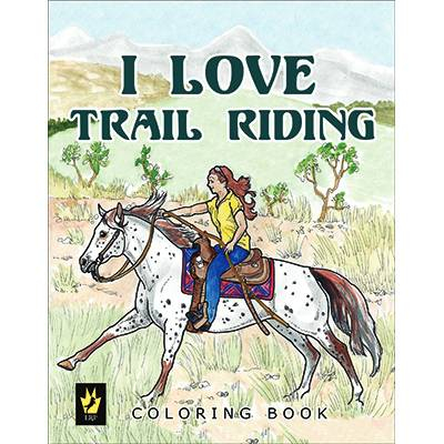 equestrian coloring book
