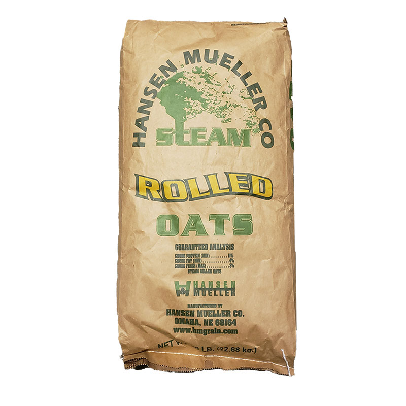 Kalmbach Feeds Steam Rolled Oats - 50 lb | The Cheshire Horse