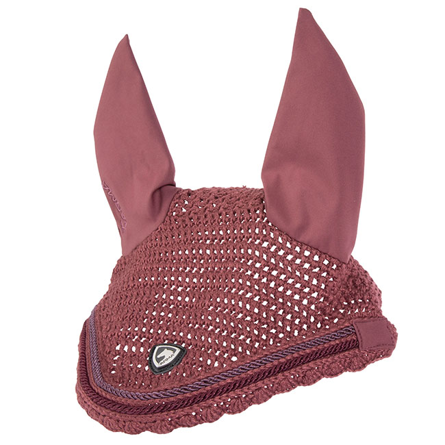 Shires ARMA Ear Bonnet - Black Cherry | The Cheshire Horse