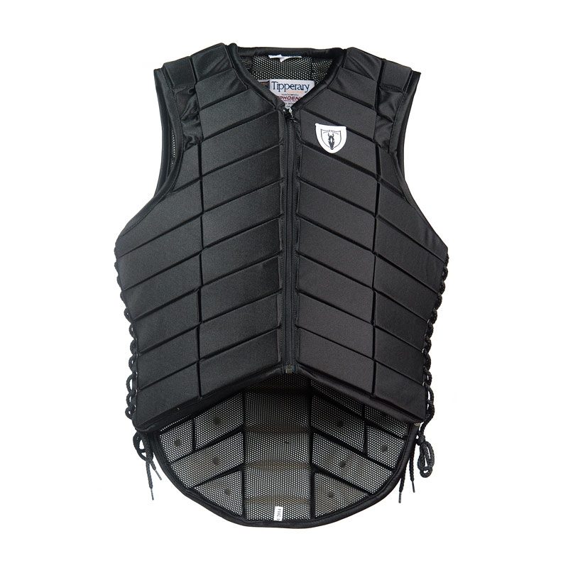 Youth Eventer Vest Black, Medium | The Cheshire Horse