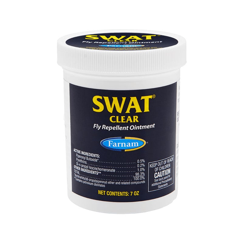 Farnam SWAT Fly Repellent Ointment for Dogs & Horses - Clear - 7 oz ...